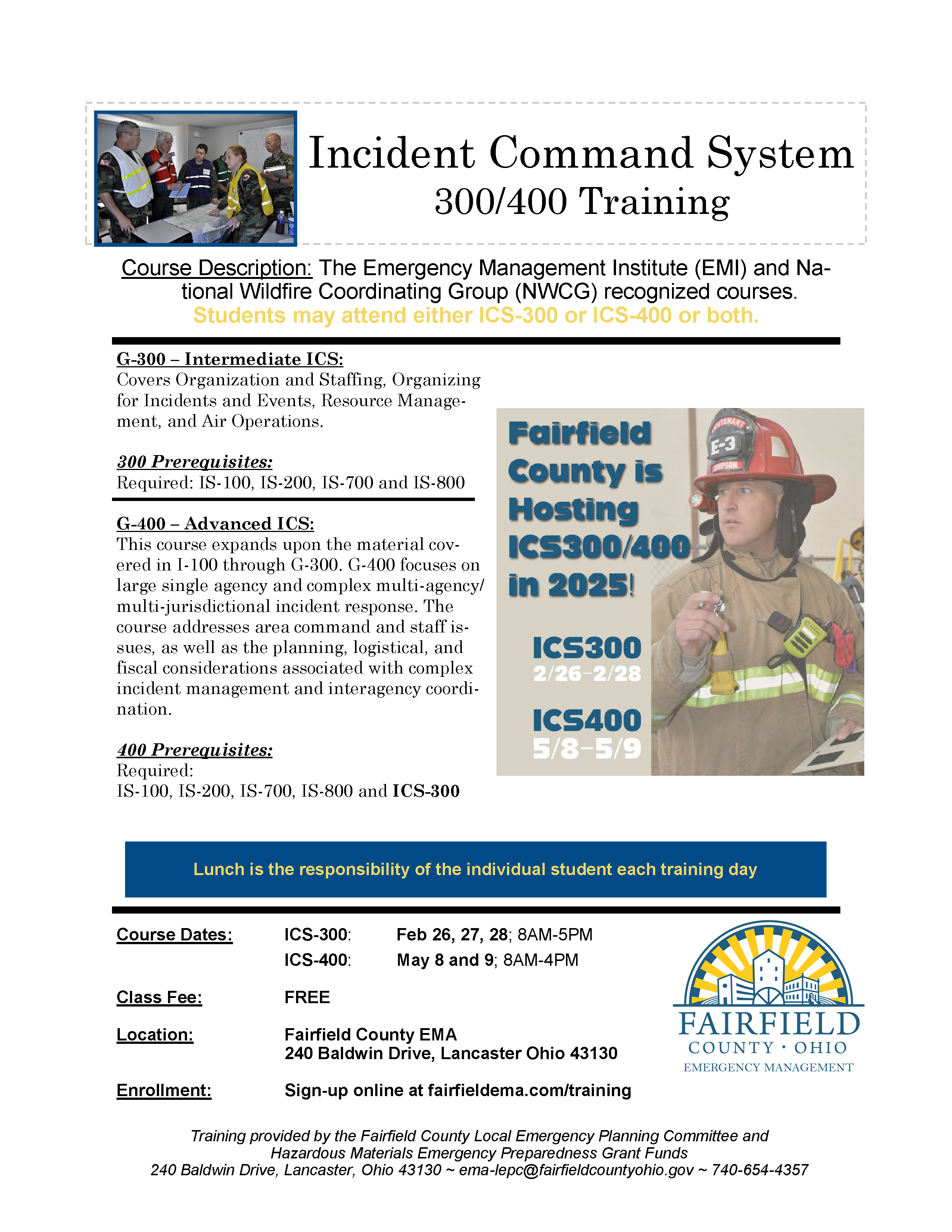 Fairfield Emergency Management Training